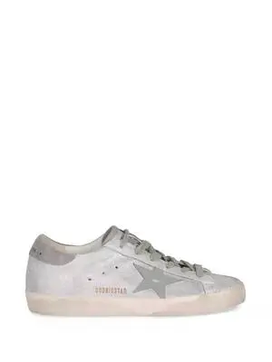 GOLDEN GOOSE Super-star Sneakers With Glitter Effect - Grey