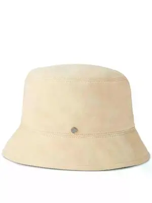 MAISON MICHEL Axel Reversible Leather Bucket Hat