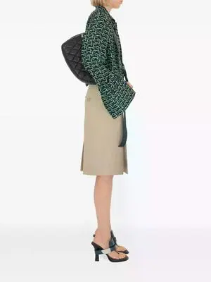 Burberry Canvas Wrap Skirt