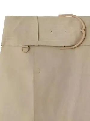 Burberry Canvas Wrap Skirt