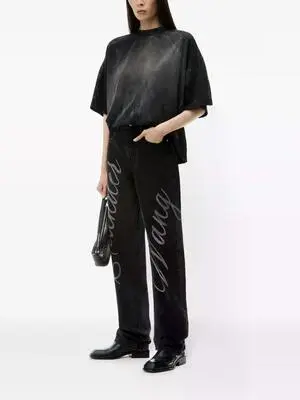 Alexander Wang Ez Logo-embellished Jeans