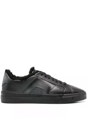 Santoni Leather Sneakers