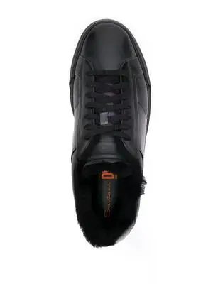 Santoni Leather Sneakers
