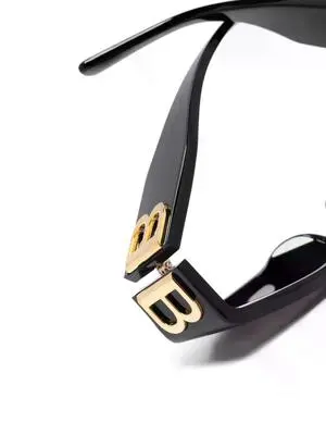 Balenciaga Bossy Cat-eye Sunglasses - Black