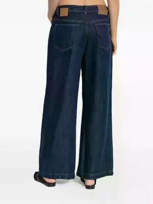 Munthe Drawstring Wide-leg Jeans