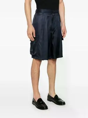 Prada Silk Cargo Shorts