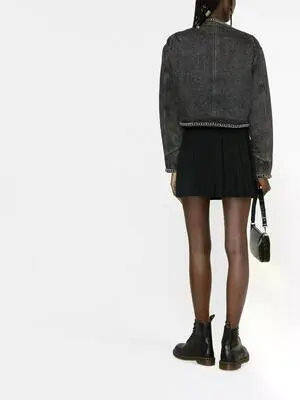 R13 Chain-embellished Denim Jacket