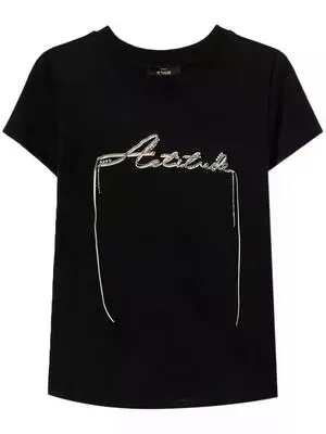 TWINSET Logo-embellished T-shirt