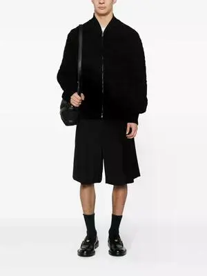 Versace Baroque-pattern Reversible Bomber Jacket