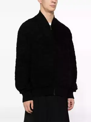 Versace Baroque-pattern Reversible Bomber Jacket