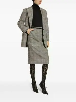 Dolce & Gabbana Glen-plaid Wool-cashmere Blazer