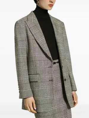 Dolce & Gabbana Glen-plaid Wool-cashmere Blazer