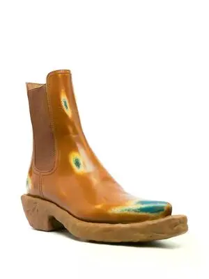 Camper Venga Pointed-toe Ankle Boots - Brown