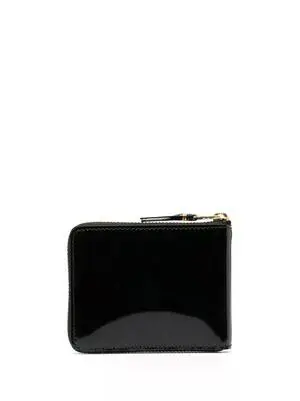 Comme Des Garçons Inside-printed Patent-leather Wallet