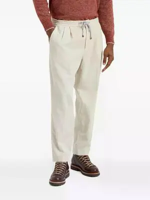 Brunello Cucinelli Pleat-detailing Cotton Trousers