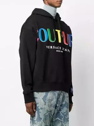 Versace Logo-print Cotton Hoodie