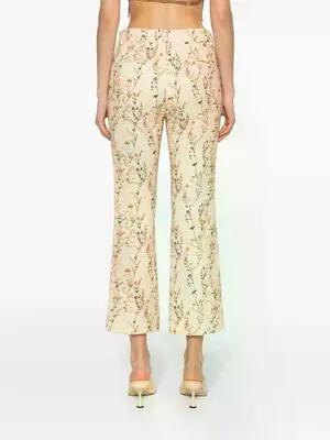 La DoubleJ 24/7 Floral Straight-leg Trousers