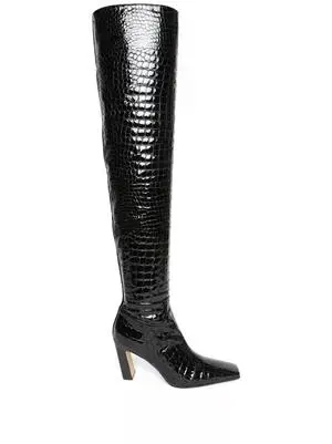 Khaite Marfa 85mm Leather Boots