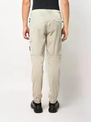 Stone Island Tapered-leg Cargo Trousers - Neutrals