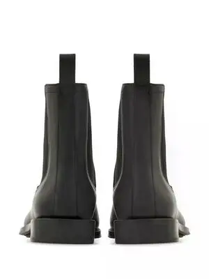 FERRAGAMO Leather Chelsea Boots