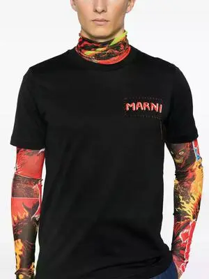 Marni Cotton Jersey T-shirt - Black