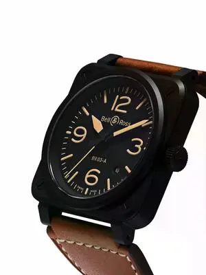 BELL & ROSS 41 Mm Automatic Movement Watch - Black