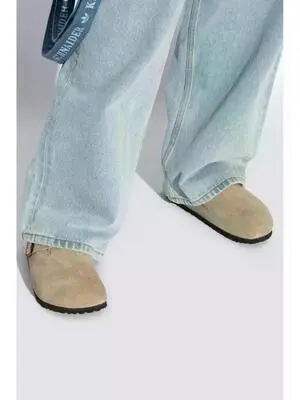 BIRKENSTOCK Tokyo Shearling-lined Suede Slippers