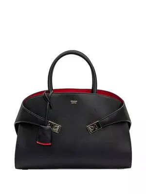 FERRAGAMO Hug Leather Tote Bag