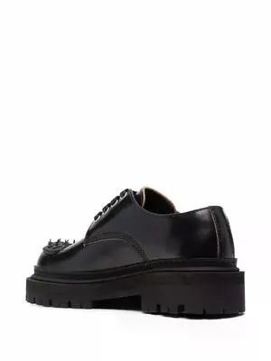 Camper Eki Spike-studded Leather Shoes - Black