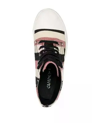 Camper Traktori Striped Ankle Boots