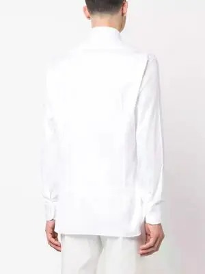 BARBA NAPOLI Spread-collar Cotton Shirt