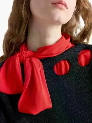 Prada Scarf-detailed Blouse