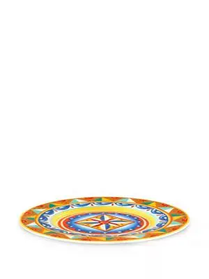 Dolce & Gabbana 2 Piece Fine Porcelain Dinner Plate Set