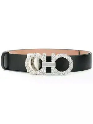 FERRAGAMO Embellished Gancini Belt