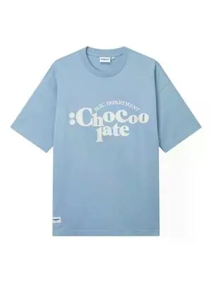 CHOCOOLATE Logo Print T-shirt - Blue