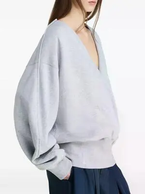JW Anderson Rounded Wrap-front Sweatshirt