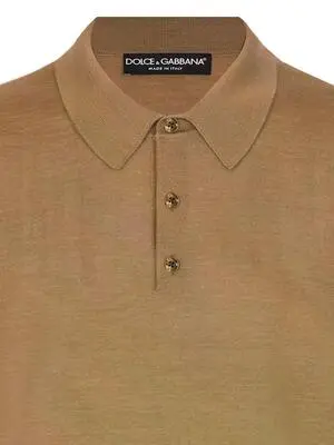 Dolce & Gabbana Fine-knit Polo Shirt