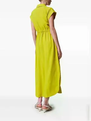 TWINSET Crepe Shirt Maxi Dress