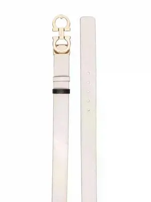 FERRAGAMO Gancini Reversible Belt - Neutrals