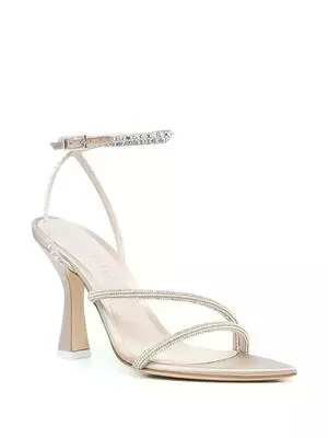 3JUIN 100mm Crystal-embellished Strap Sandals