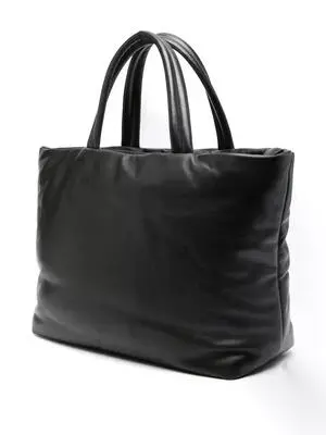 Saint Laurent Logo-debossed Leather Tote Bag