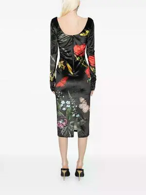 Alice + Olivia Delora Midi Dress