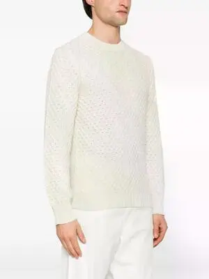 Canali Cotton Crew Neck Sweater