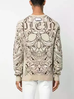 Philipp Plein Paisley Print Cashmere-silk Jumper