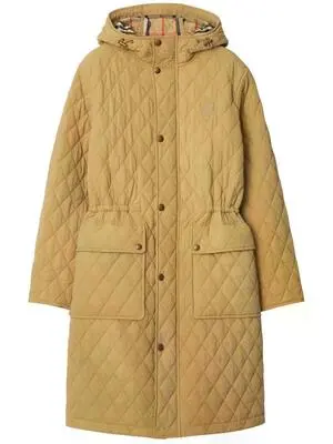 Burberry Diamond Quilted Padded Parka Coat