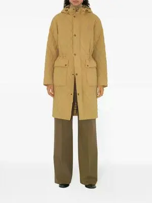Burberry Diamond Quilted Padded Parka Coat