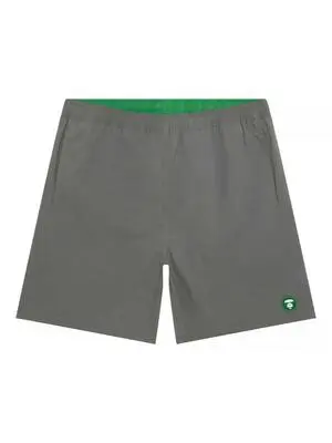 AAPE BY *A BATHING APE Logo-patch Shorts - Grey