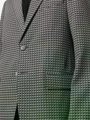 Valentino Garavani Geometric-pattern Print Blazer