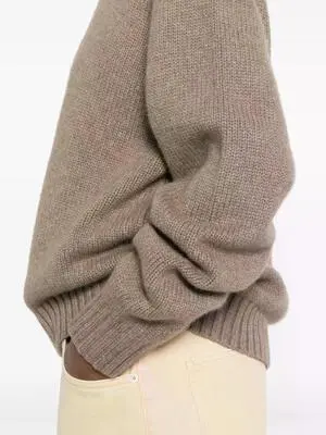 Khaite Mae Long-sleeve Sweater - Neutrals