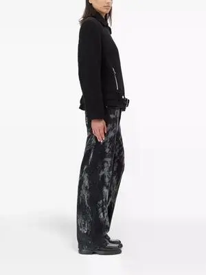 GANNI Bouclé Biker Jacket
